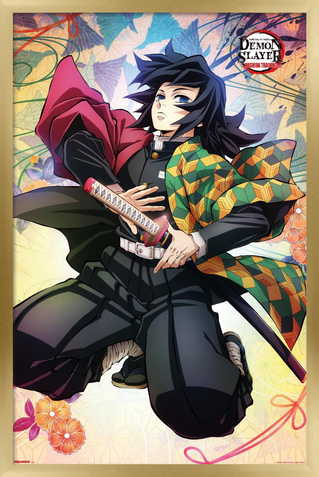 Demon Slayer: Hashira Training - Giyu Wall Poster, 14.725" x 22.375 ...