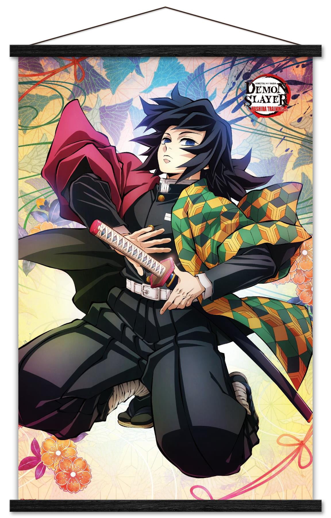 Demon Slayer: Hashira Training - Giyu Wall Poster with Magnetic Frame ...