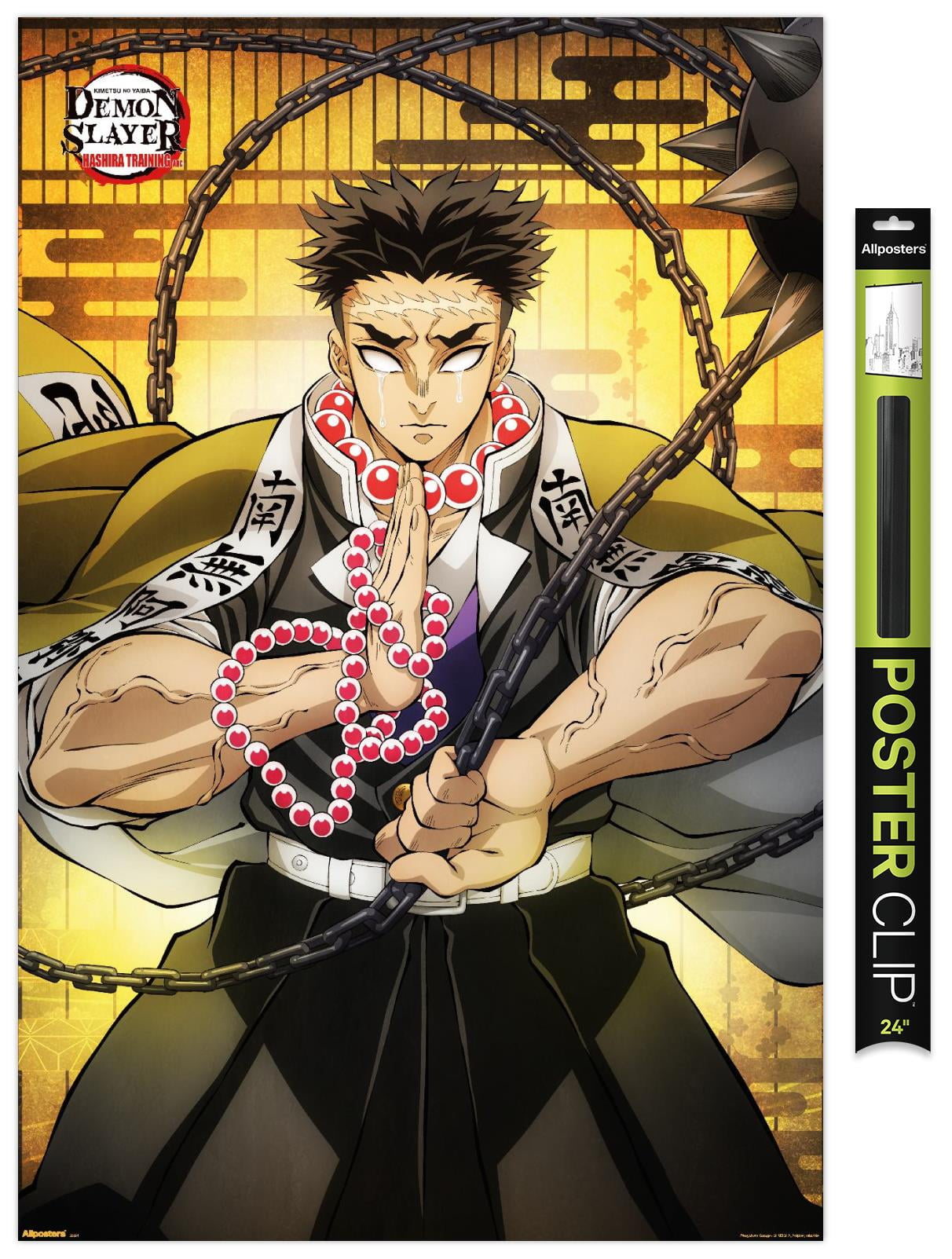 Demon Slayer: Hashira Training - Gyomei Wall Poster, 22.375" x 34 ...