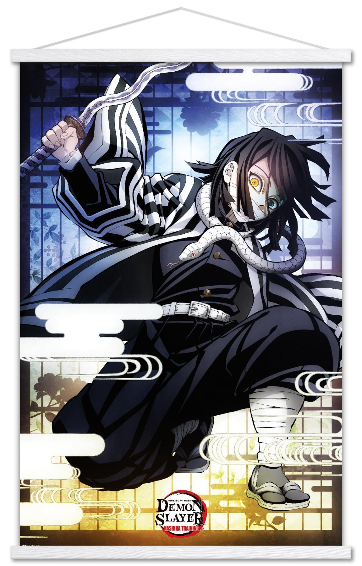 Demon Slayer: Hashira Training - Obanai Wall Poster with Magnetic Frame ...