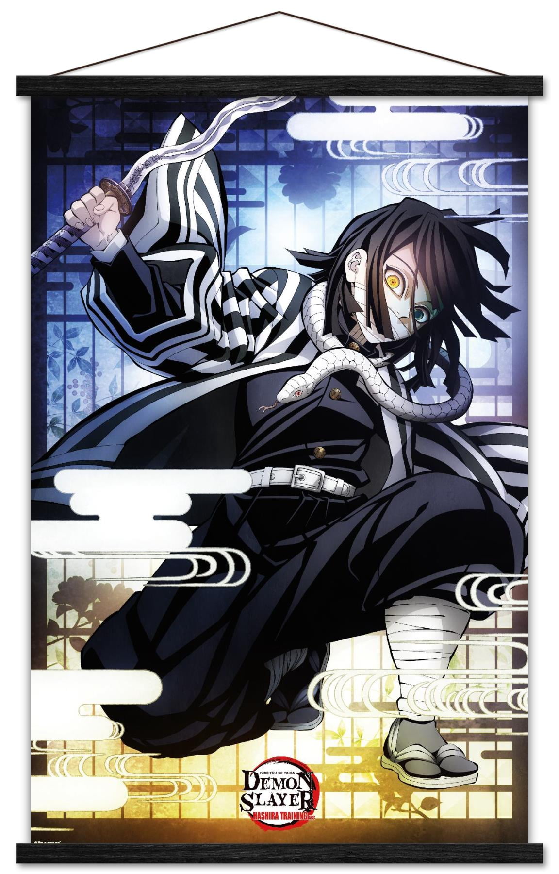 Demon Slayer: Hashira Training - Obanai Wall Poster with Magnetic Frame ...