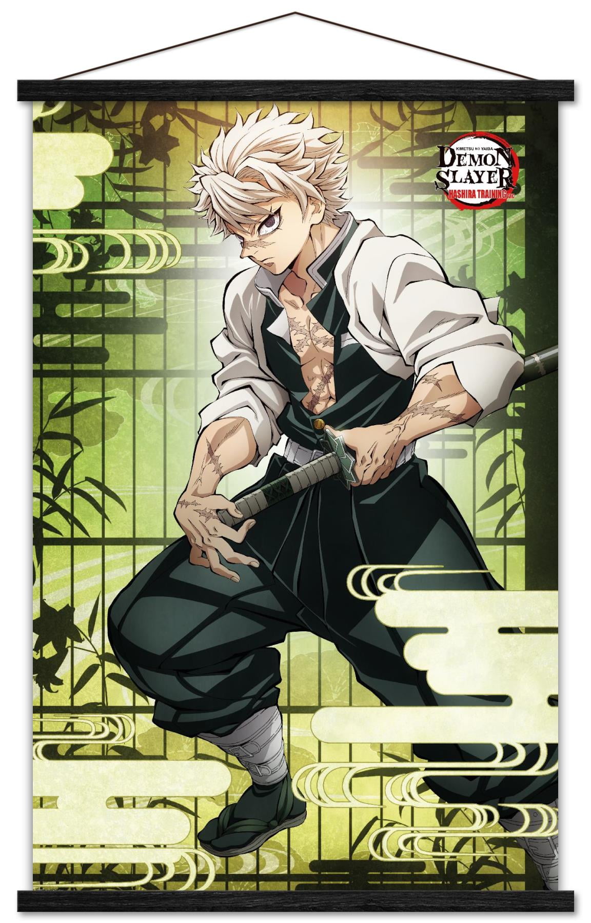 Demon Slayer: Hashira Training - Sanemi Wall Poster with Magnetic Frame ...