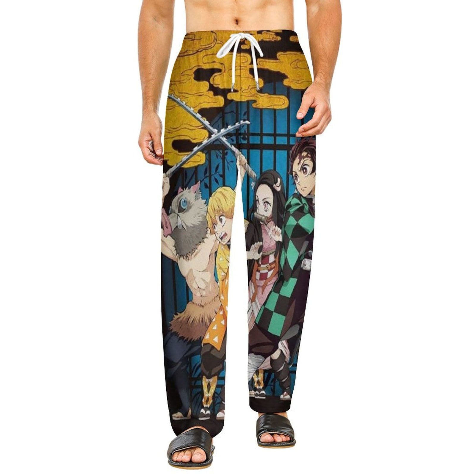 Demon Slayer Home Pajamas Sleep Pants Teen Sleeping Pants for Women Men ...