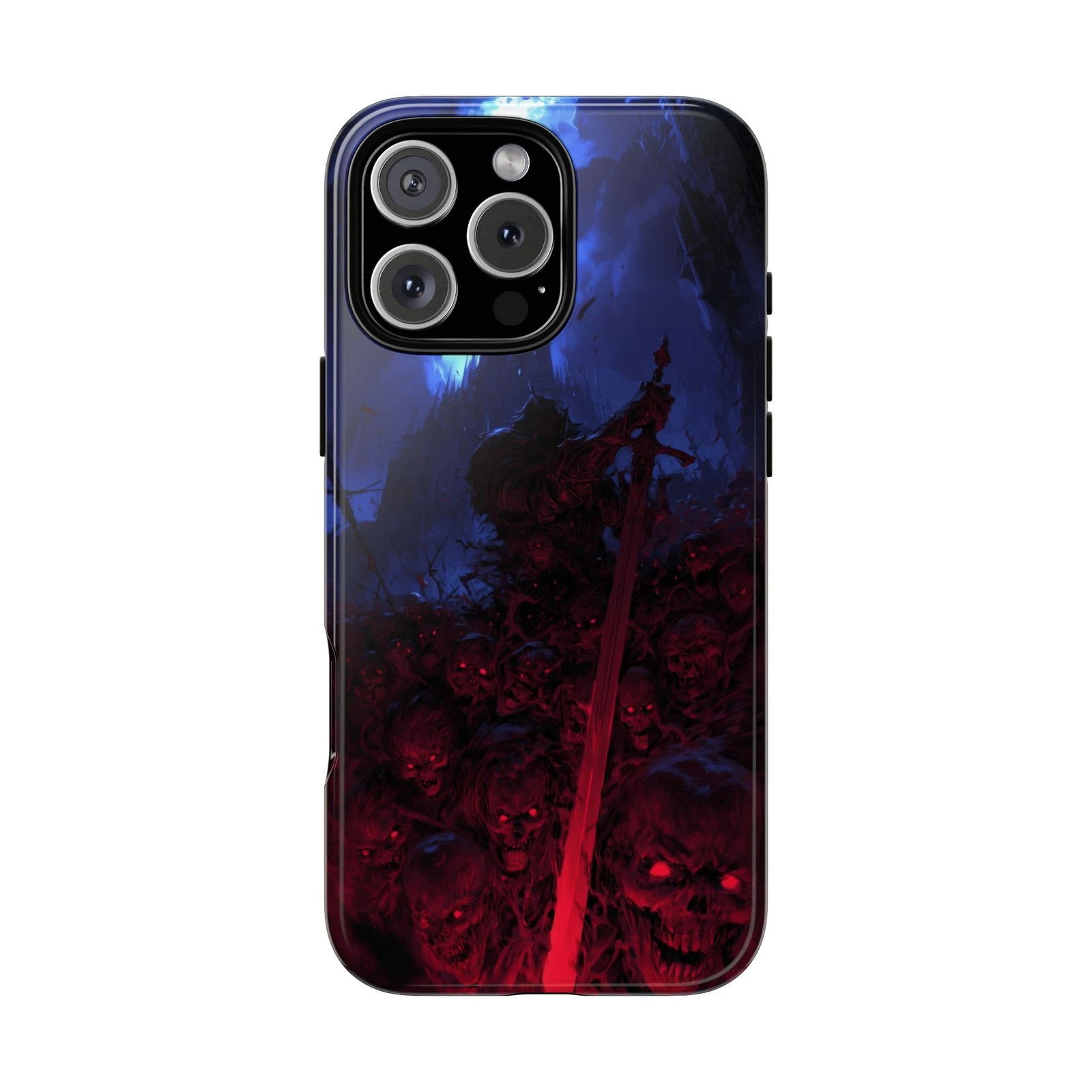 Demon Slayer Horde Dark Fantasy Phone Case for iPhone 17 to 11 Pro Max ...
