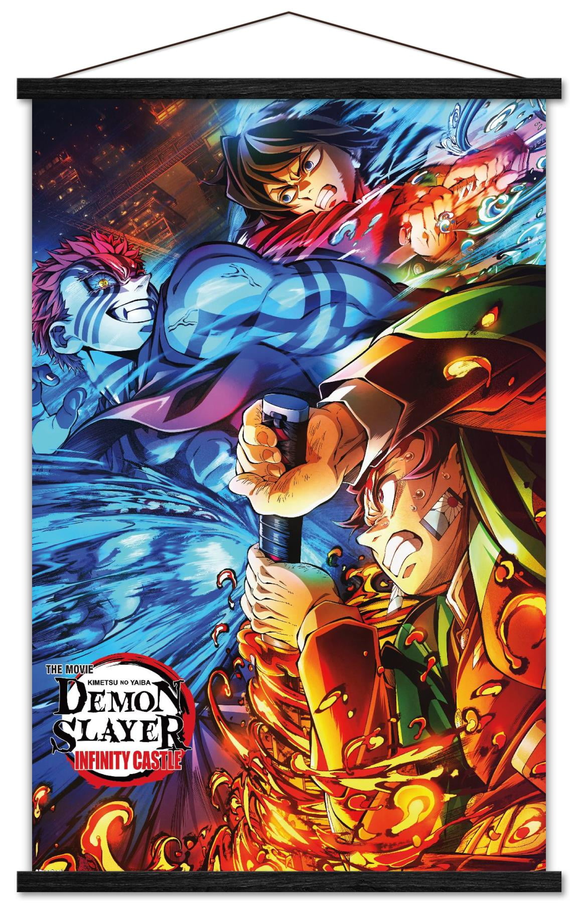 Demon Slayer: Infinity Castle (2025) - Battle Key Art Wall Poster with ...