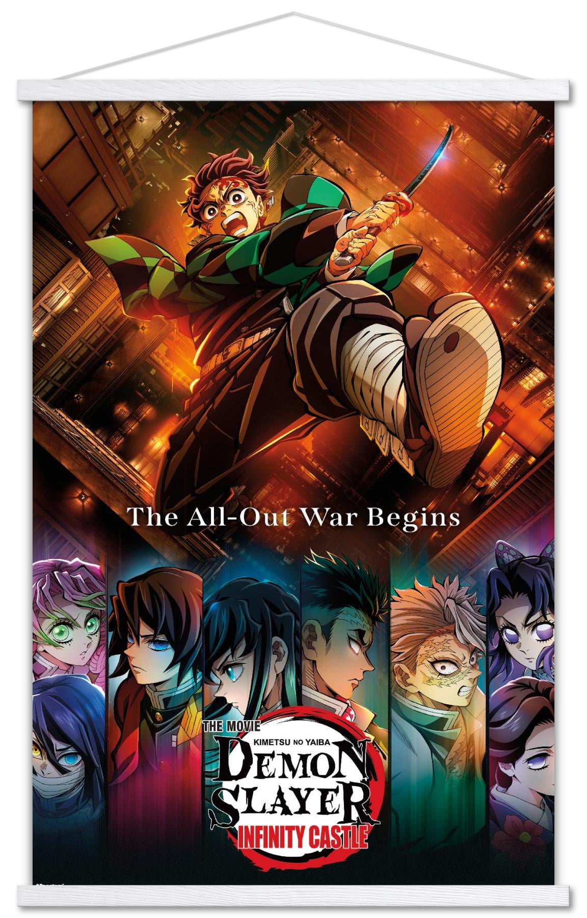 Demon Slayer: Infinity Castle (2025) - Key Art Wall Poster with ...