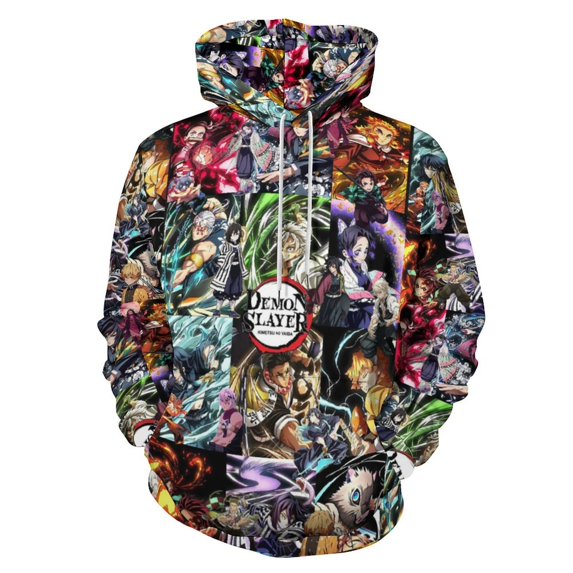 Demon Slayer Infinity Castle Adult Sweater Pullover Hoodie 3D Printed ...