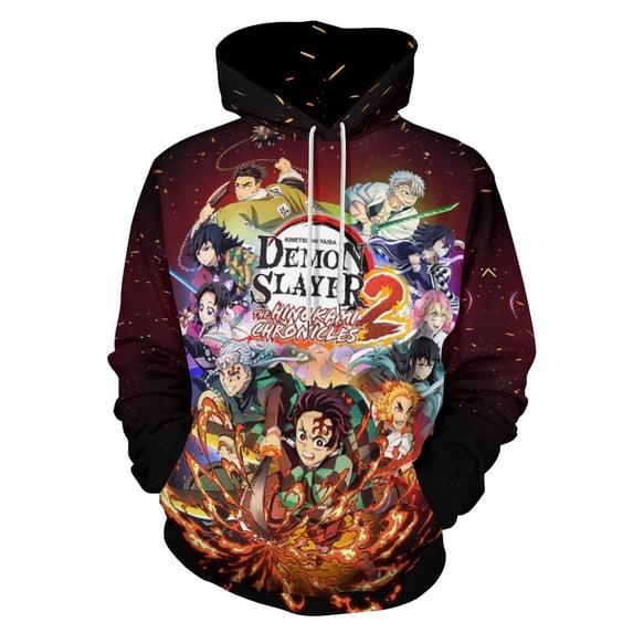 Demon Slayer Infinity Castle Adult Sweater Pullover Hoodie 3D Printed ...