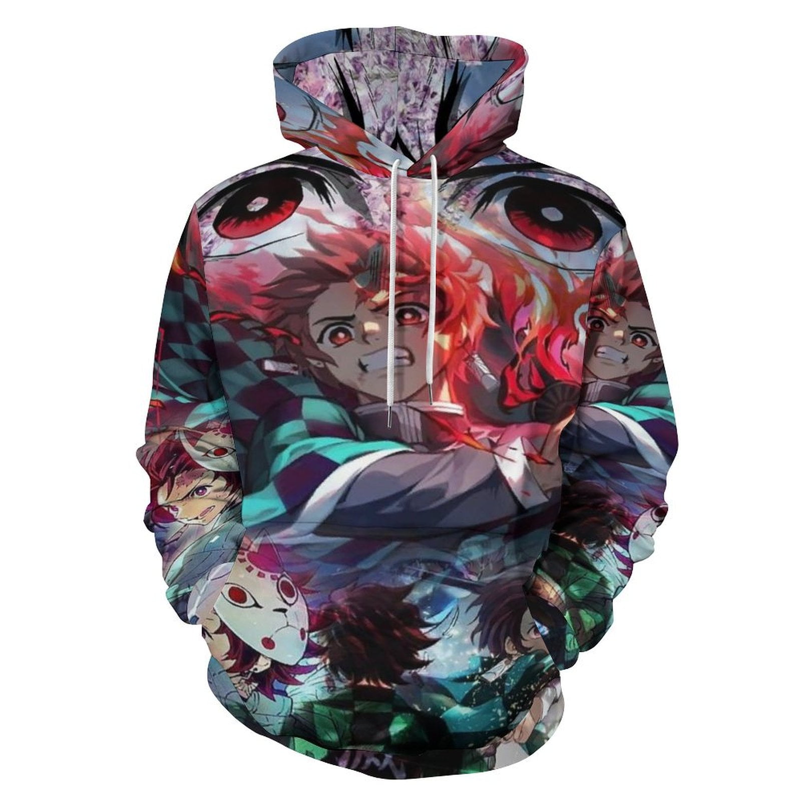 Demon Slayer Infinity Castle Adult Sweater Pullover Hoodie 3D Printed ...