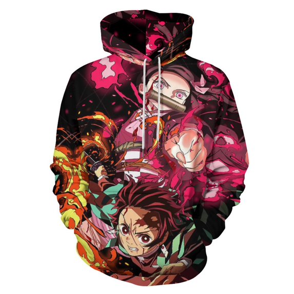Demon Slayer Infinity Castle Adult Sweater Pullover Hoodie 3D Printed ...