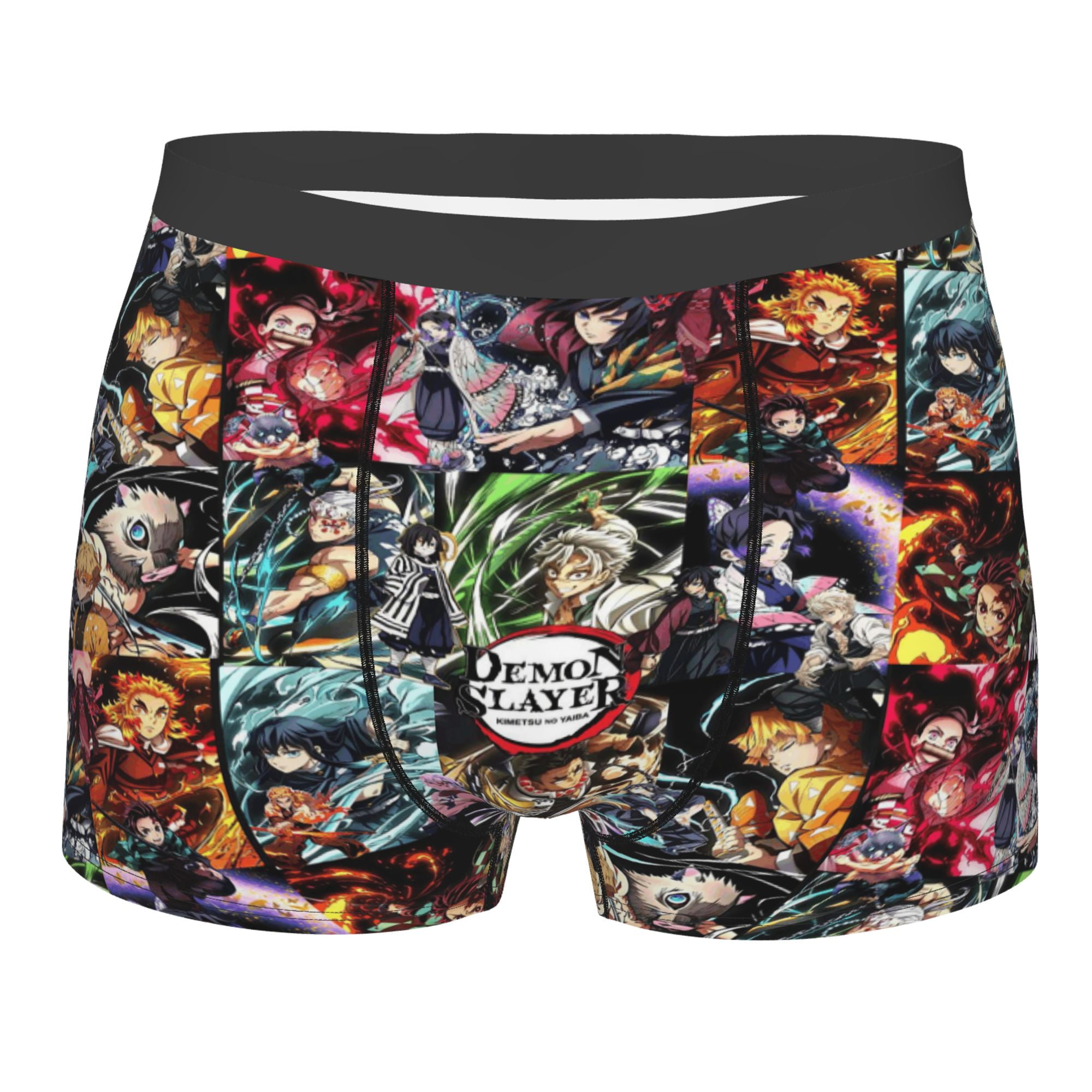 Demon Slayer Infinity Castle Breathable Men's Boxer Briefs Underwear ...