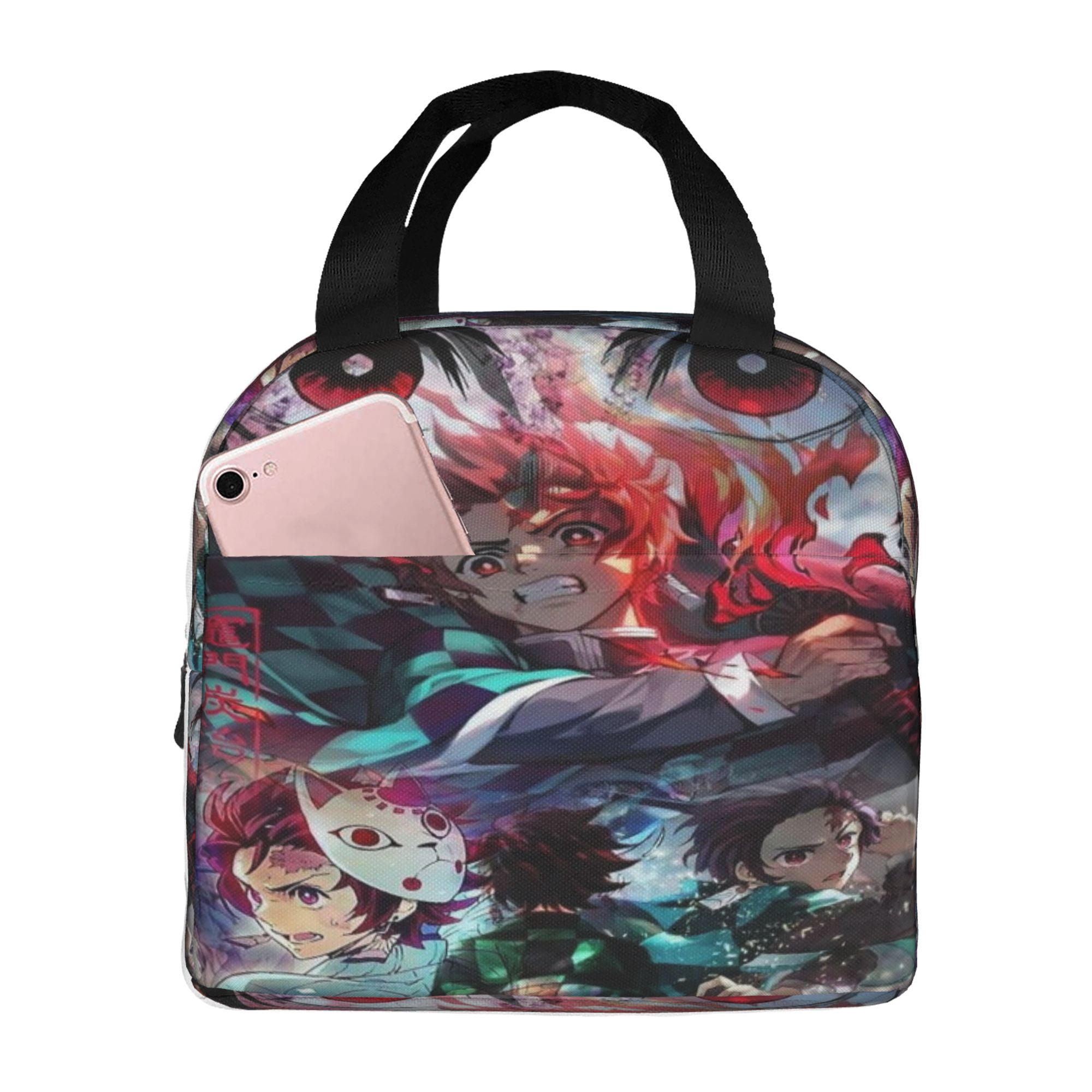 Demon Slayer Infinity Castle Lunch Bag Portable Tote Bag Insulated ...