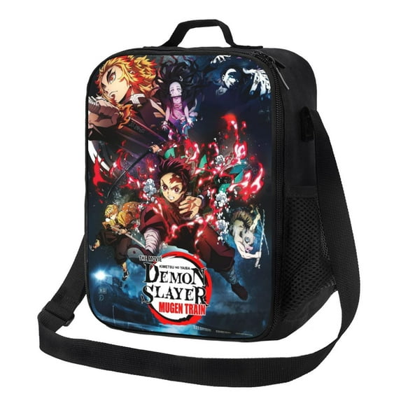 Demon Slayer Infinity Castle Lunch Bag Portable Tote Bag Insulated ...