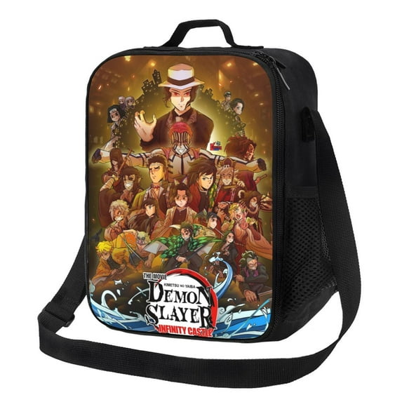 Demon Slayer Infinity Castle Lunch Bag Portable Tote Bag Insulated ...