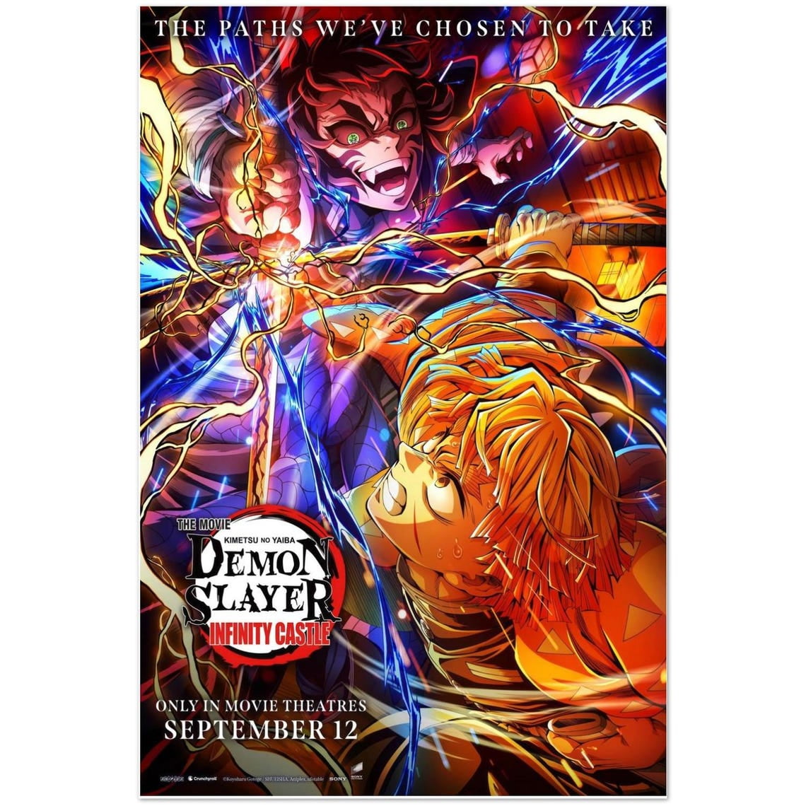 Demon Slayer Infinity Castle Movie September 12 #2251, Unframed Poster ...