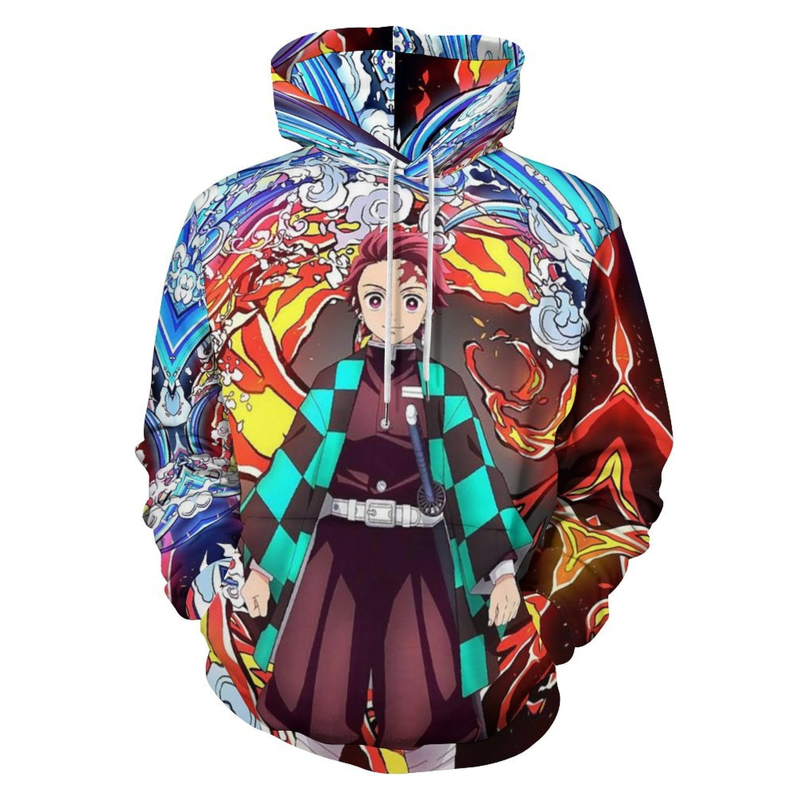 Demon Slayer Infinity Castle Novelty Hoodies Adult 3D Print Pullover ...
