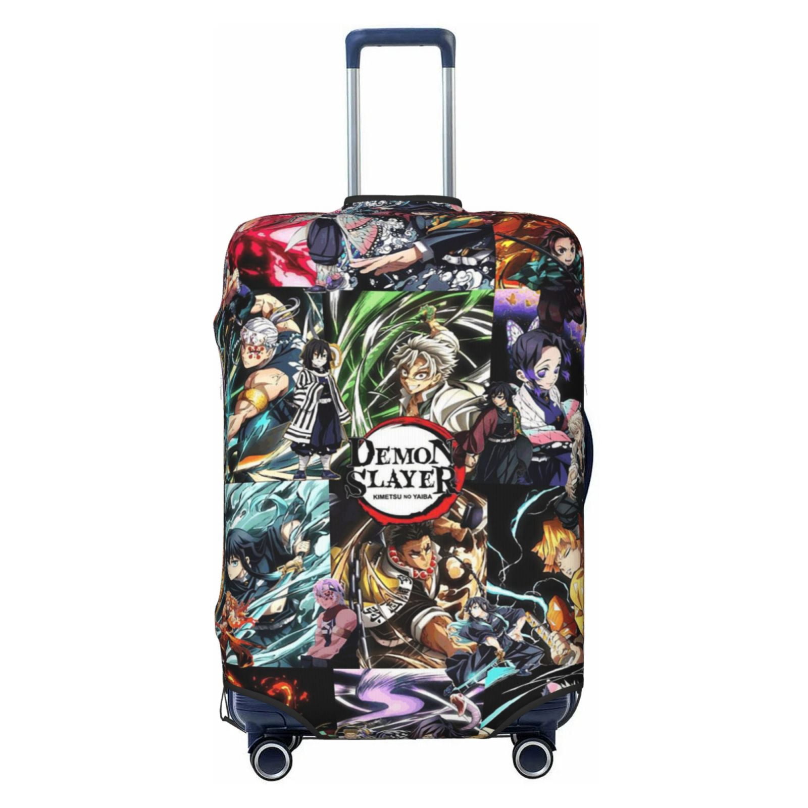 Demon Slayer Infinity Castle Suitcase Cover Elastic Washable Luggage ...