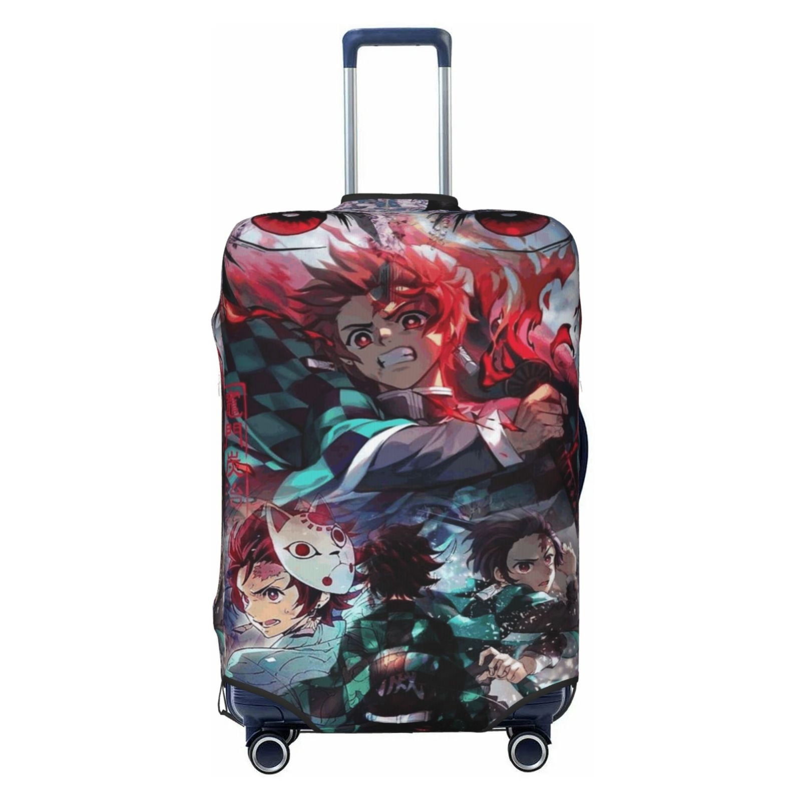 Demon Slayer Infinity Castle Suitcase Cover Elastic Washable Luggage ...