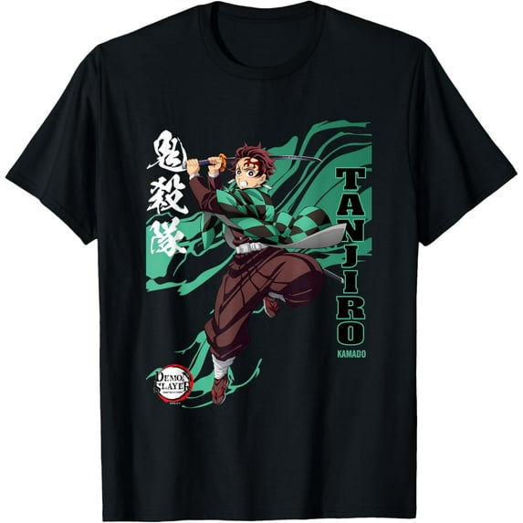 Demon Slayer: Infinity Castle Tanjiro Kamado Sword Art T-Shirt ...