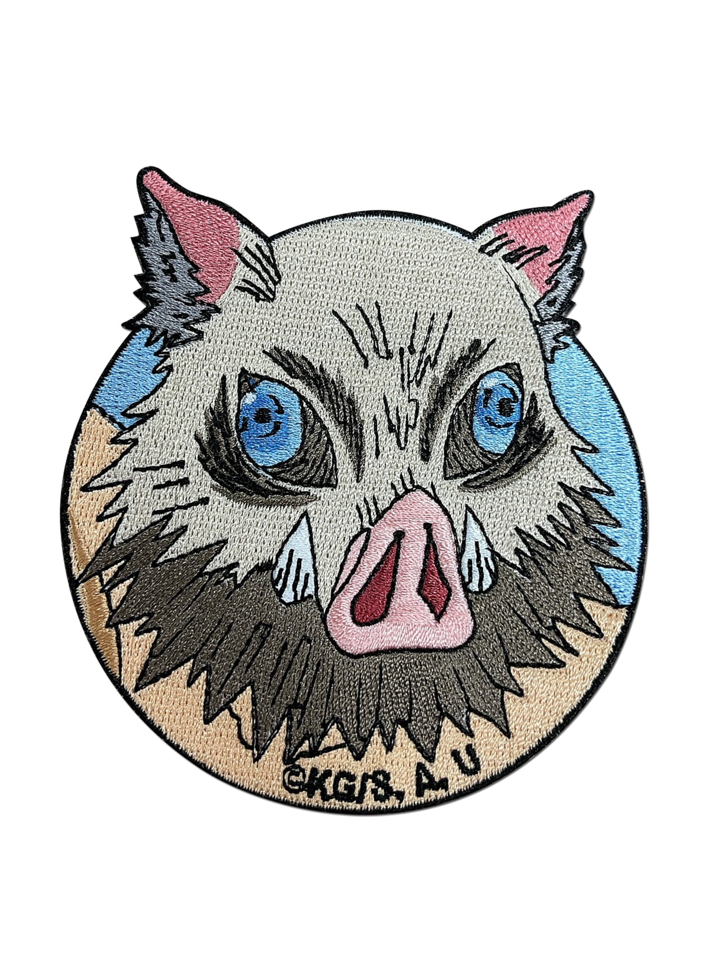 Demon Slayer Inosuke Hashiriba Patch Anime Character Embroidered Iron ...