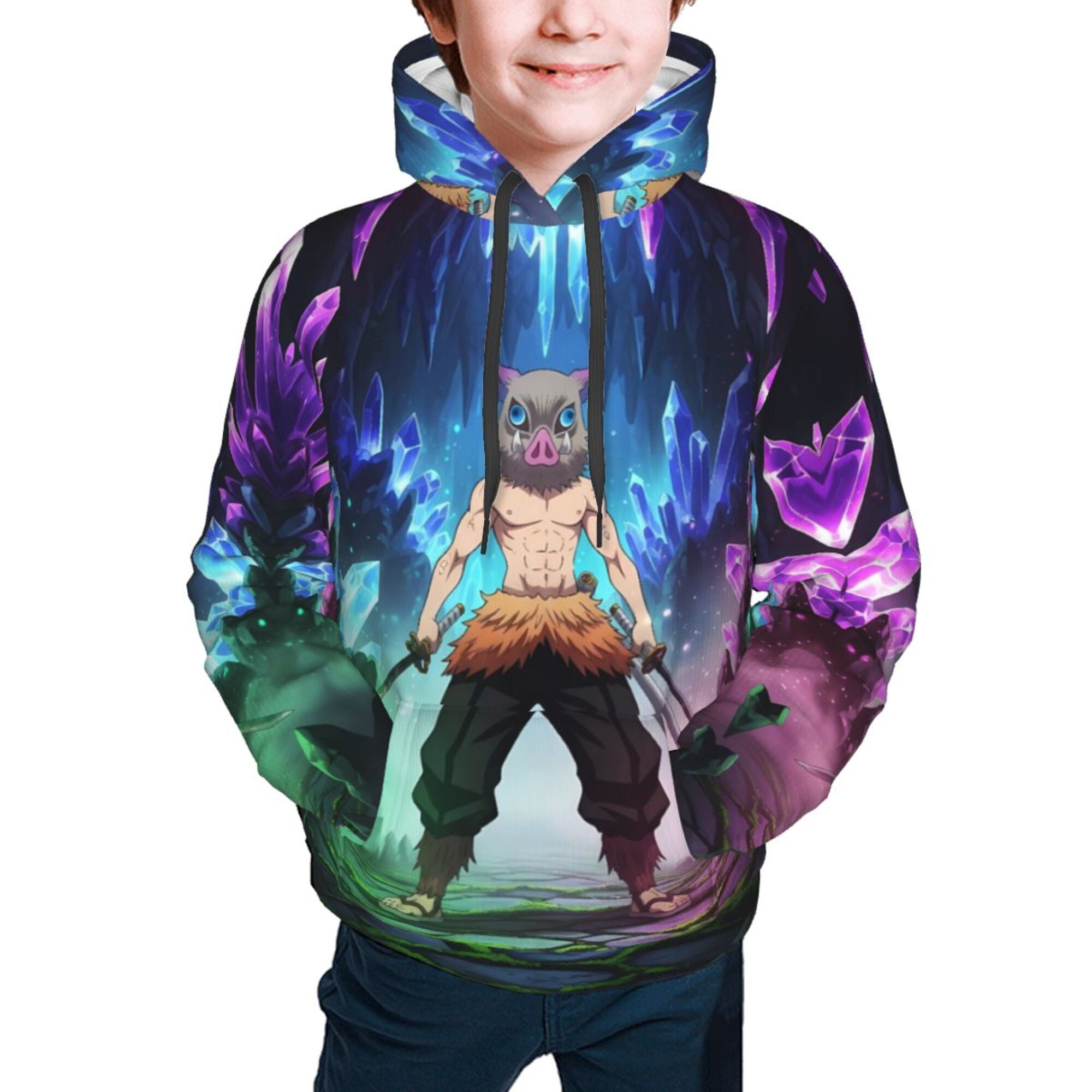 Demon Slayer Inosuke Hashibira Kids' Hoodie 3d Print Sweatshirt Soft ...