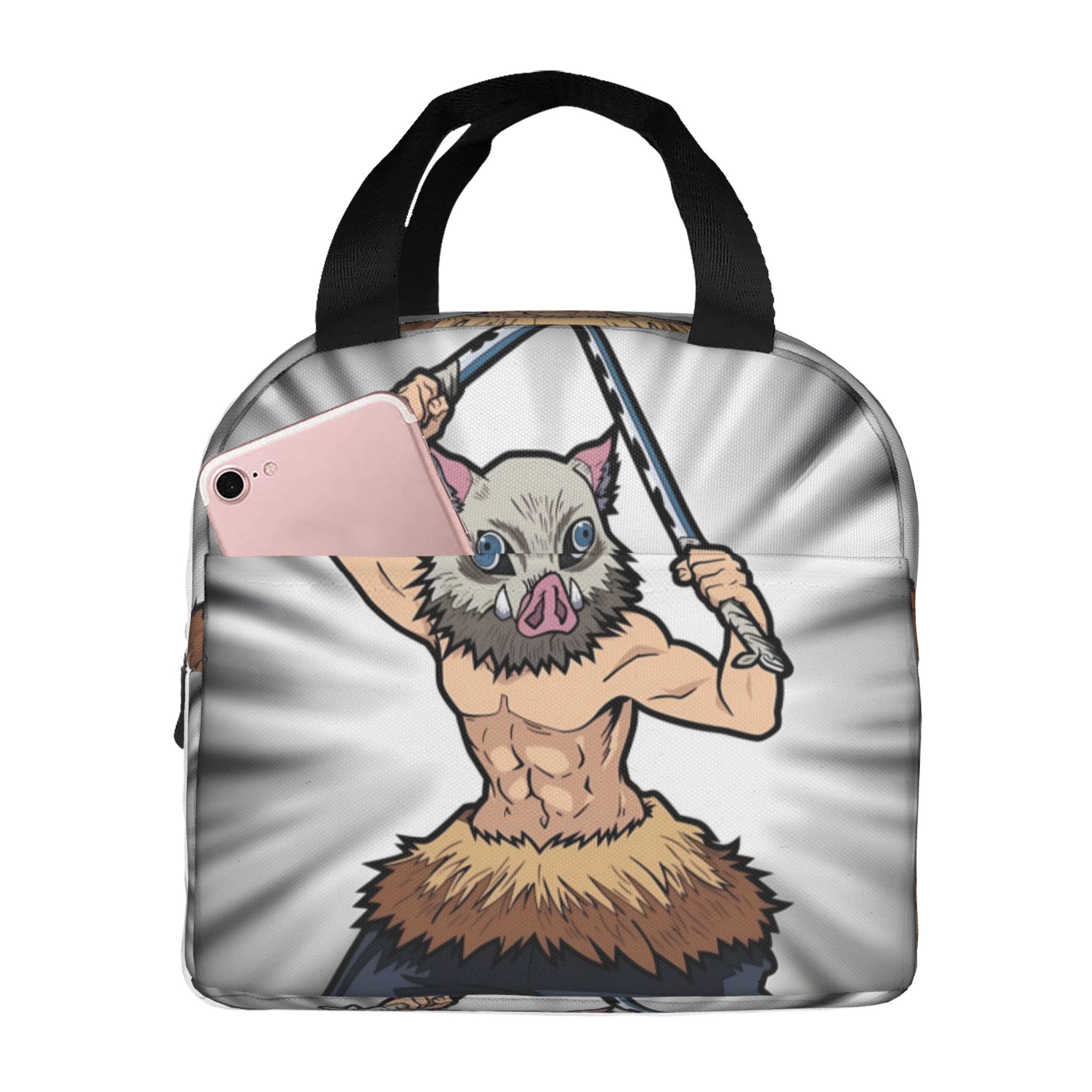 Demon Slayer Inosuke Hashibira Lunch Bag Tote Bag Insulated Lunch Box ...