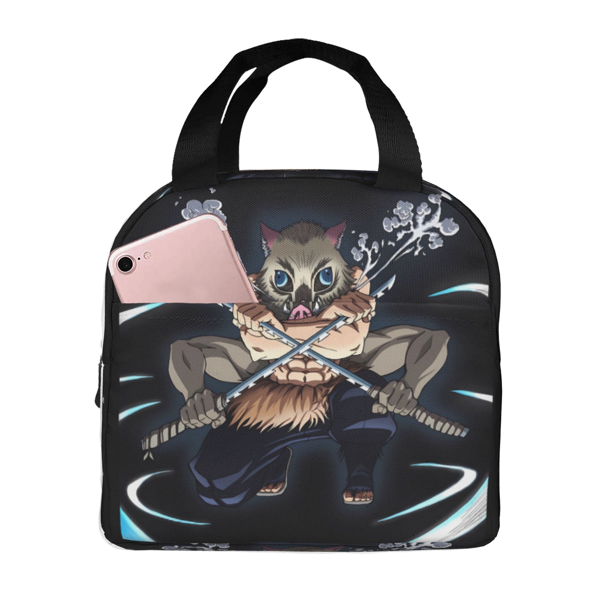 Demon Slayer Inosuke Hashibira Lunch Bag Tote Bag Insulated Lunch Box ...