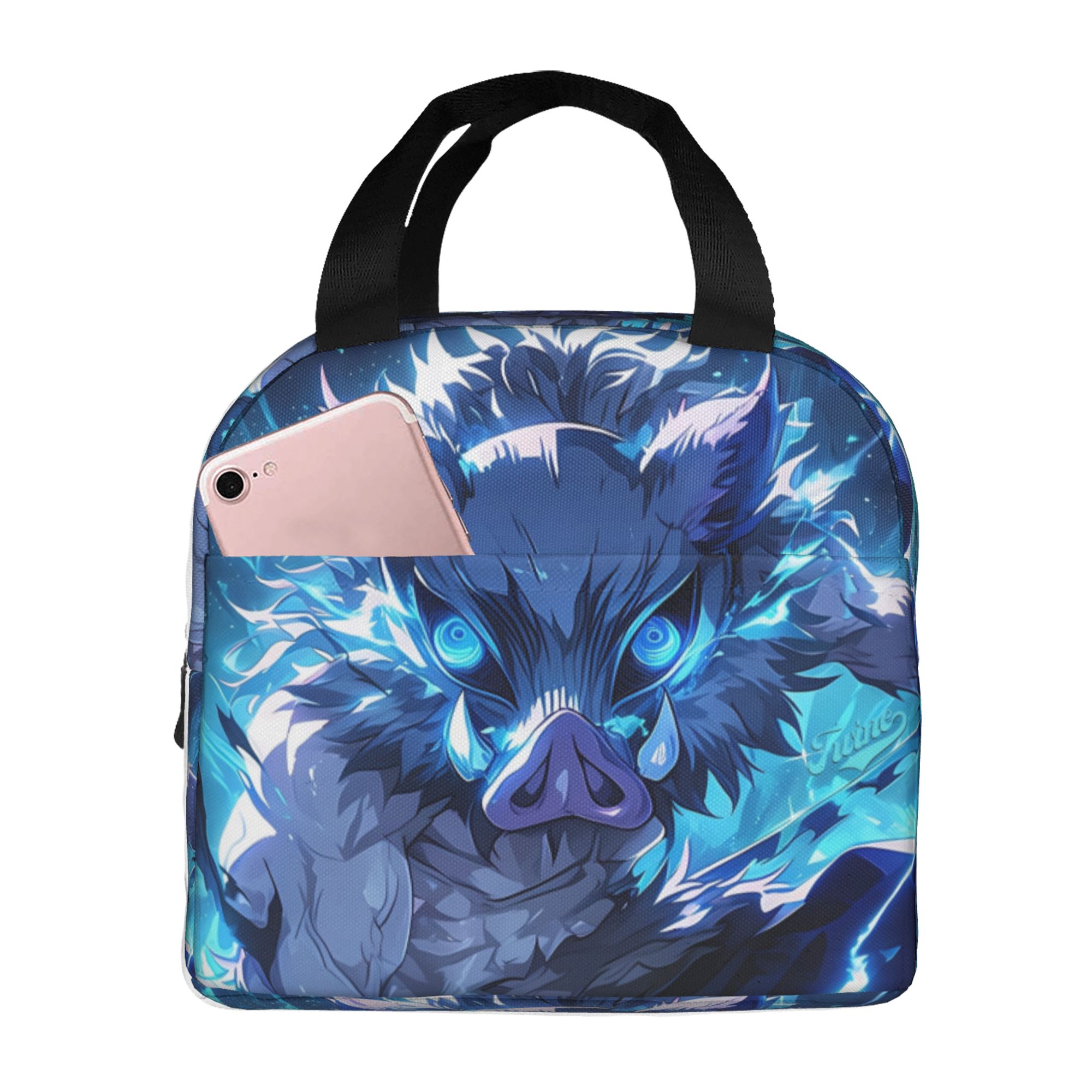 Demon Slayer Inosuke Hashibira Lunch Bag Tote Bag Insulated Lunch Box ...