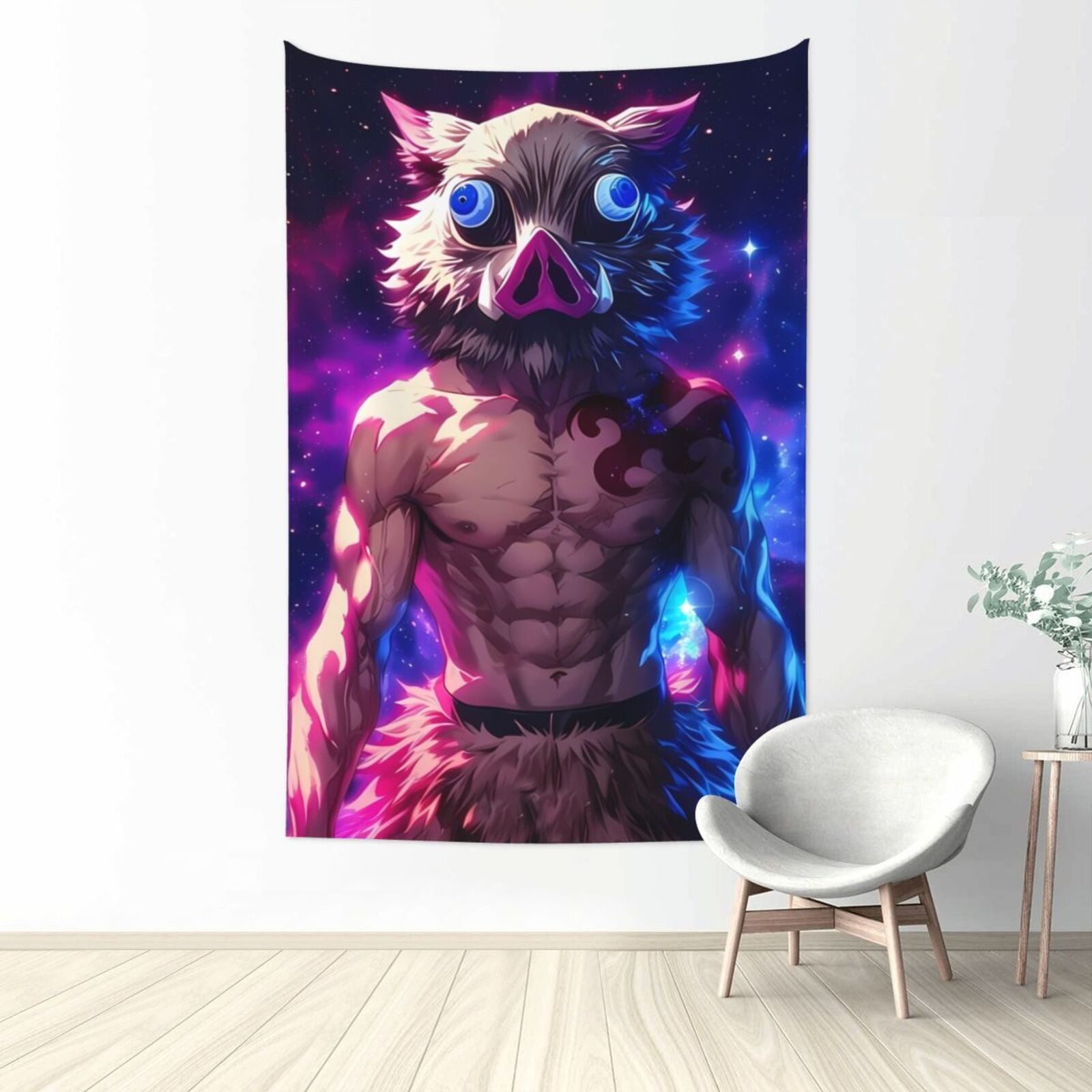 Demon Slayer Inosuke Hashibira Tapestry Wall Hanging Home Decoration ...
