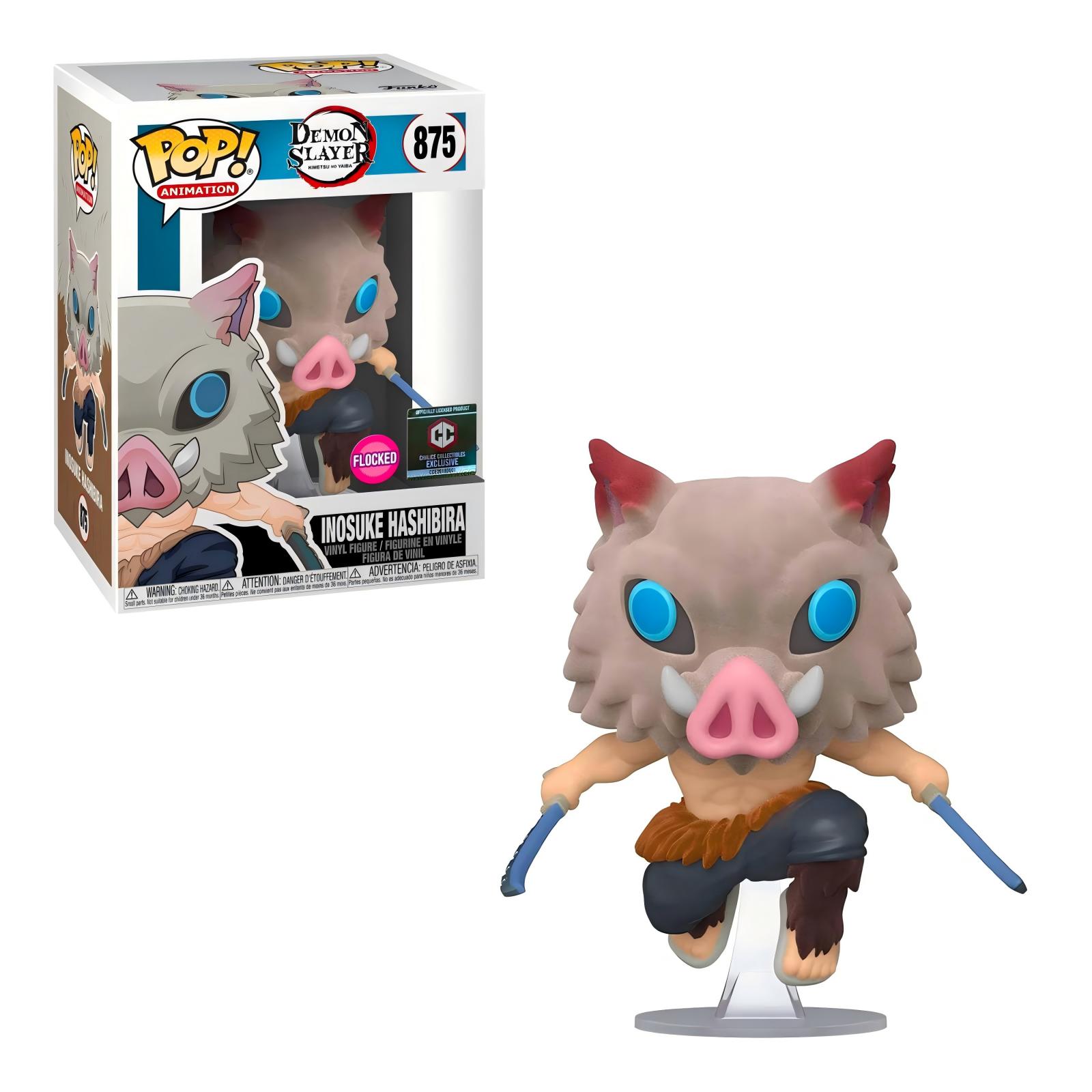 Demon Slayer Inosuke Hashibira Vinyl Figure Flocked Special Edition ...