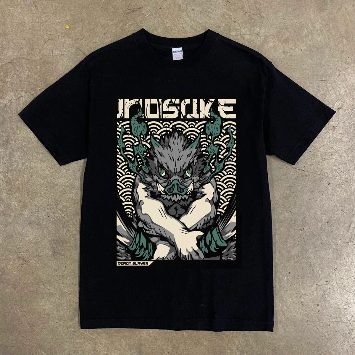 Demon Slayer Inosuke Kimetsu No Yaiba Anime Movie Halloween T shirt ...