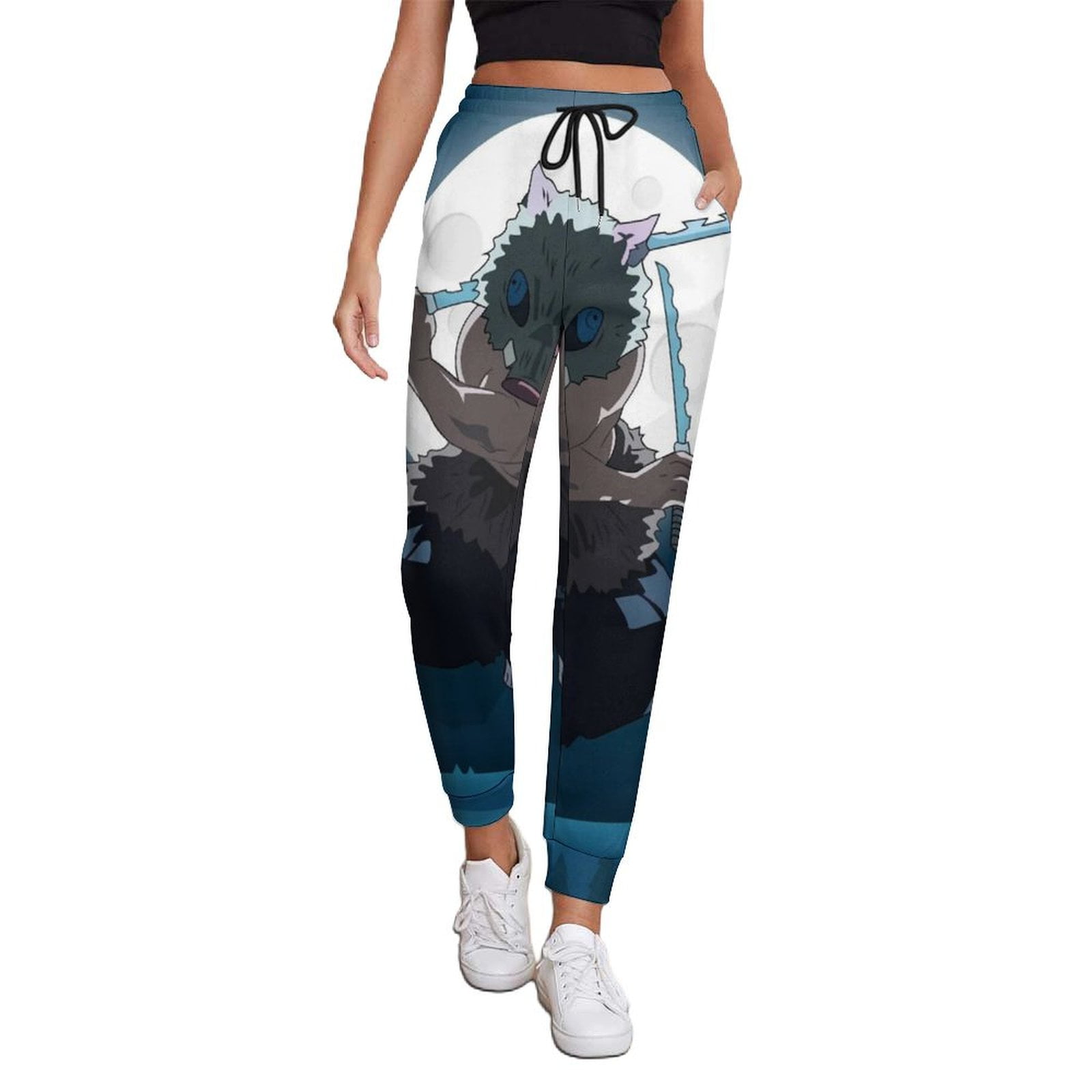 Demon Slayer Inosuke Womens Sweatpants Joggers Pants Novelty Casual ...