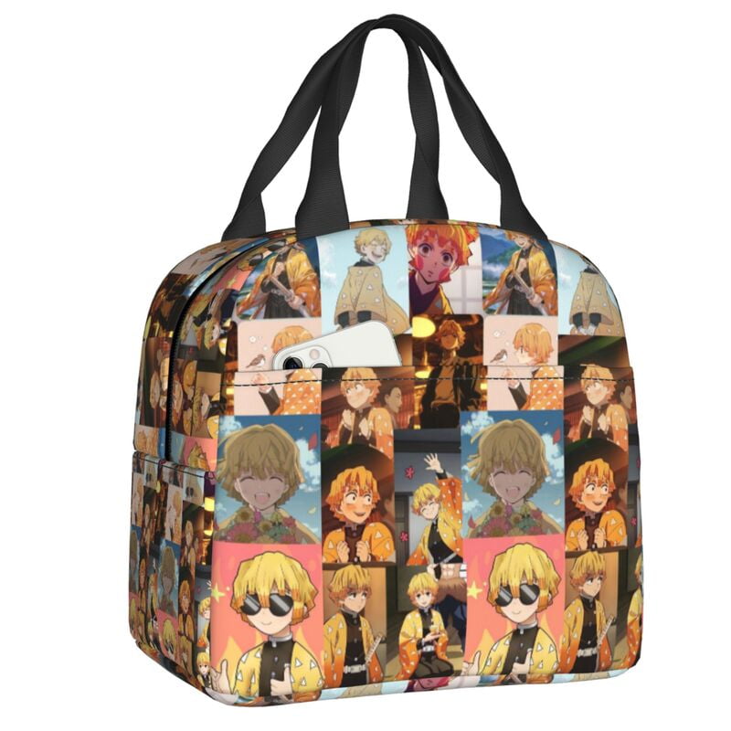 Demon Slayer Insulated Lunch Box Reusable Thermal Cooler Lunch Bag Work ...
