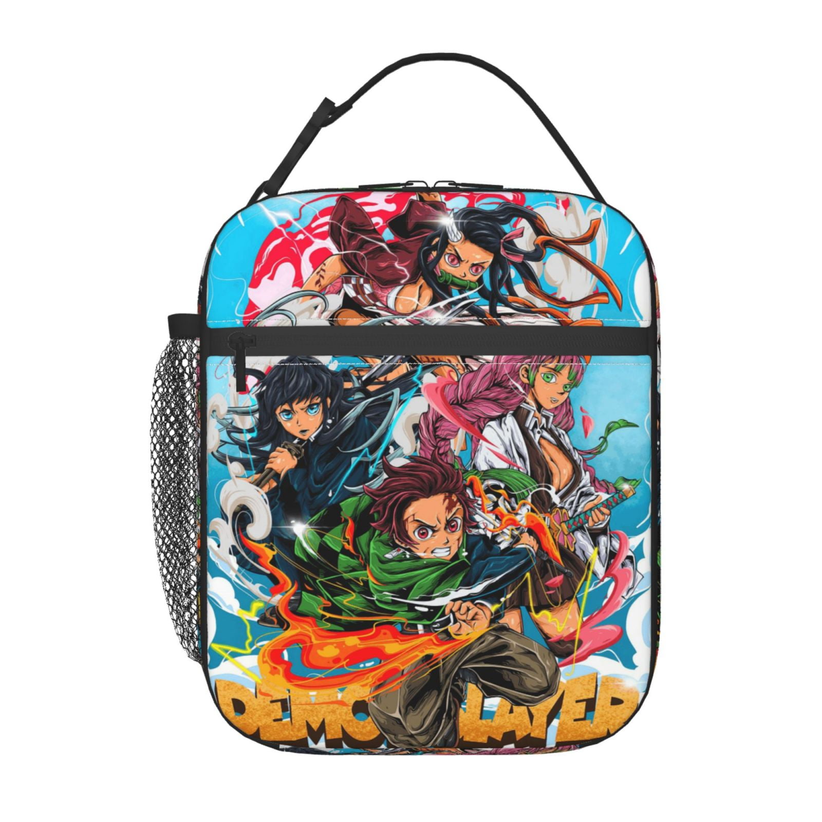 Demon Slayer Insulated Lunch Box Reusable Thermal Cooler Lunch Bag Work ...