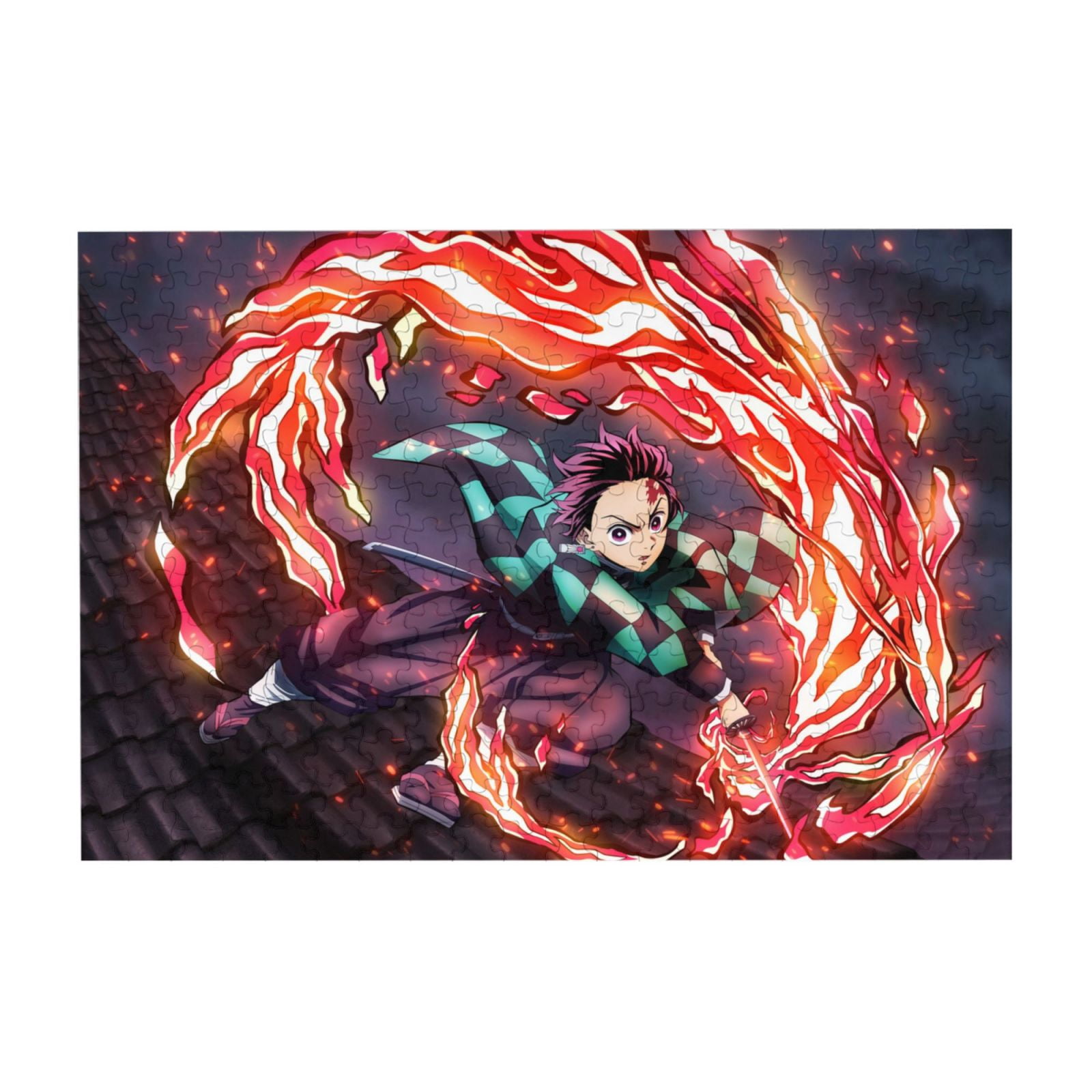 Demon Slayer Jigsaw Puzzle For Adults & Kids - 300pcs Puzzle For Boys ...