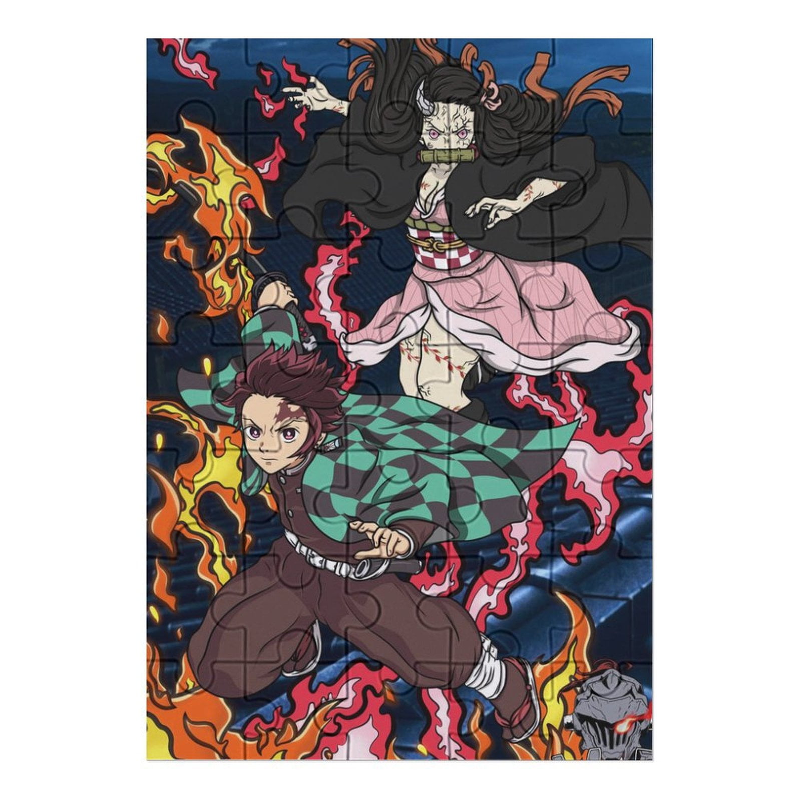 Demon Slayer Jigsaw Puzzle, Wood Puzzles Adult, 35 PCS Jigsaw Puzzle ...