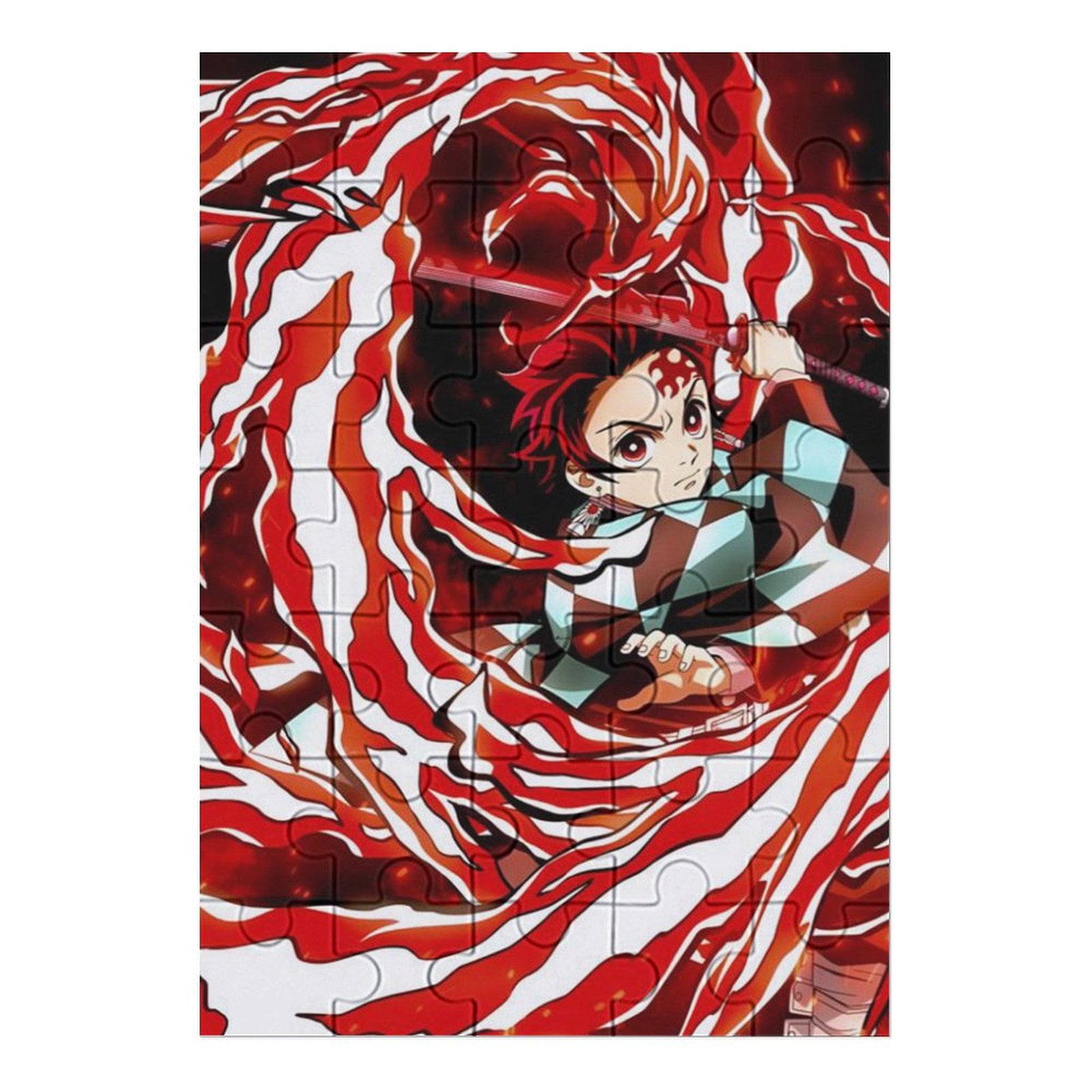 Demon Slayer Jigsaw Puzzle, Wood Puzzles Adult, 35 PCS Jigsaw Puzzle ...