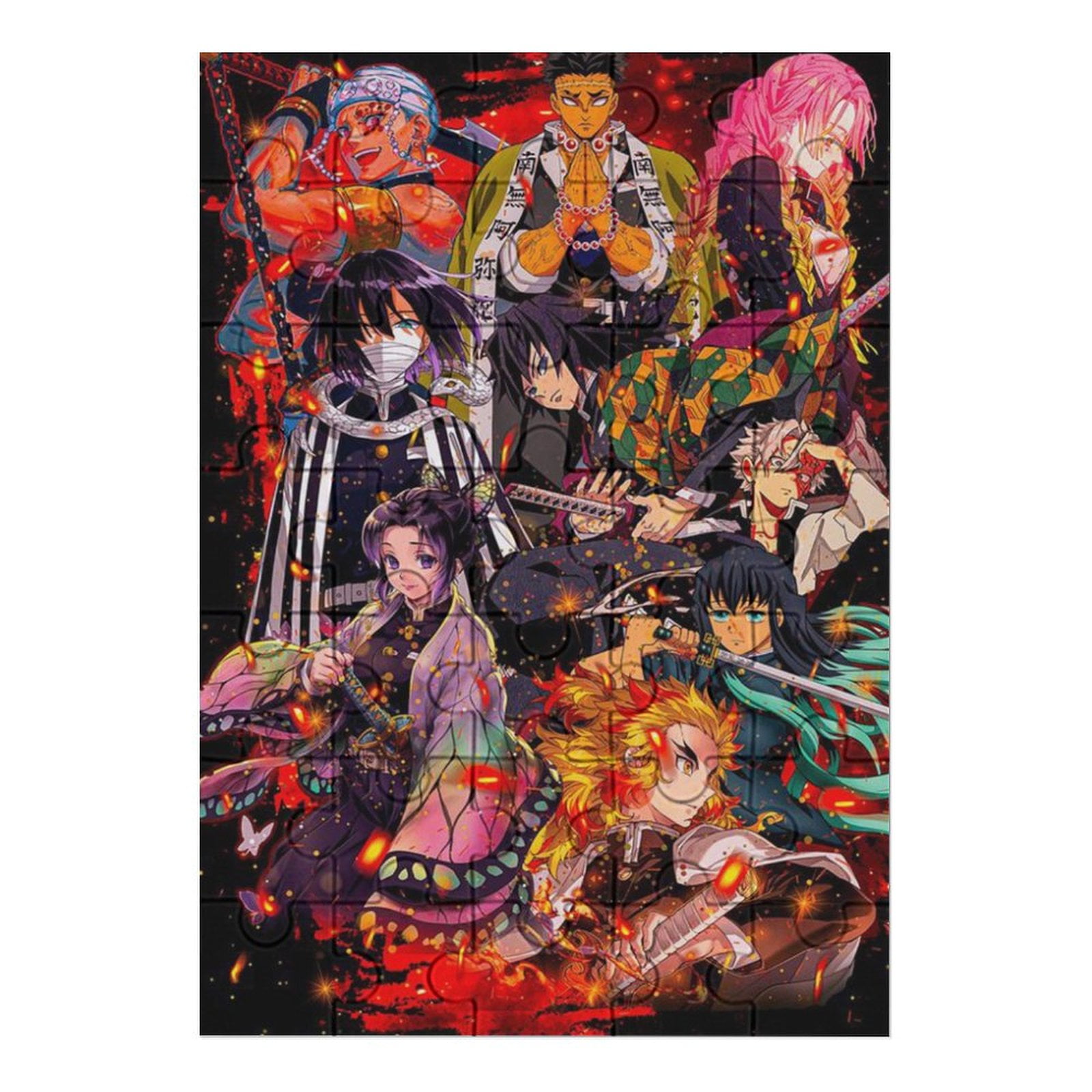 Demon Slayer Jigsaw Puzzle, Wood Puzzles Adult, 35 PCS Jigsaw Puzzle ...