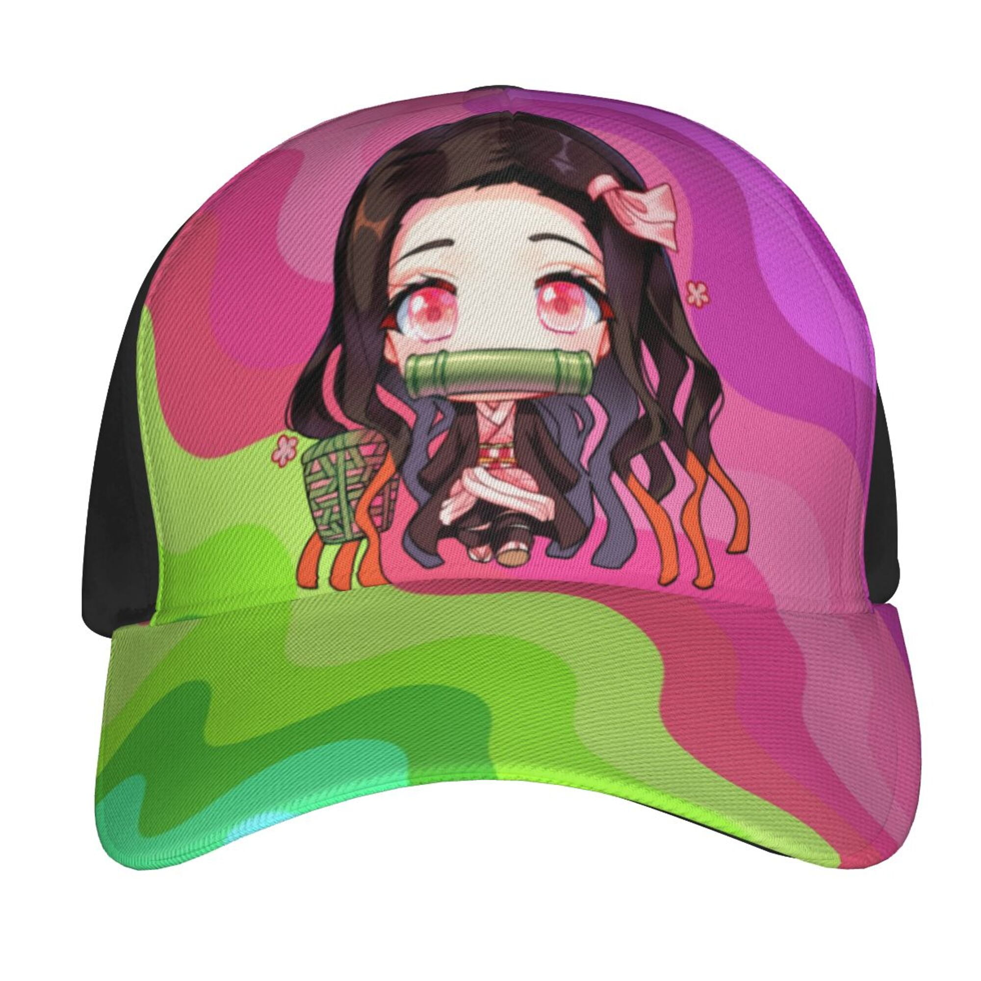 Demon Slayer Kamado Nezuko Baseball Hat Hip Hop Caps Sun Hat Outdoor ...