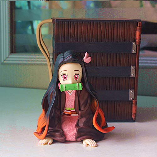 Demon Slayer Kamado Nezuko Figure Statue Figurine Model Doll Kimetsu No ...