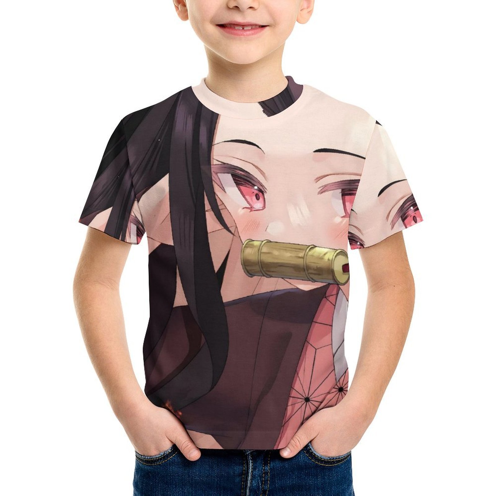 Demon Slayer Kamado Nezuko Kids T-Shirt 3d Printed Graphic T-Shirts ...