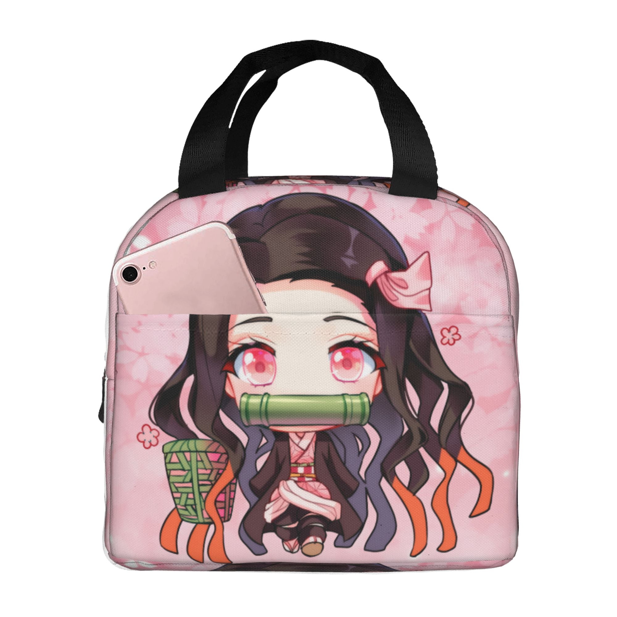 Demon Slayer Kamado Nezuko Lunch Bag Lunch Bag Tote Bag Insulated Lunch ...
