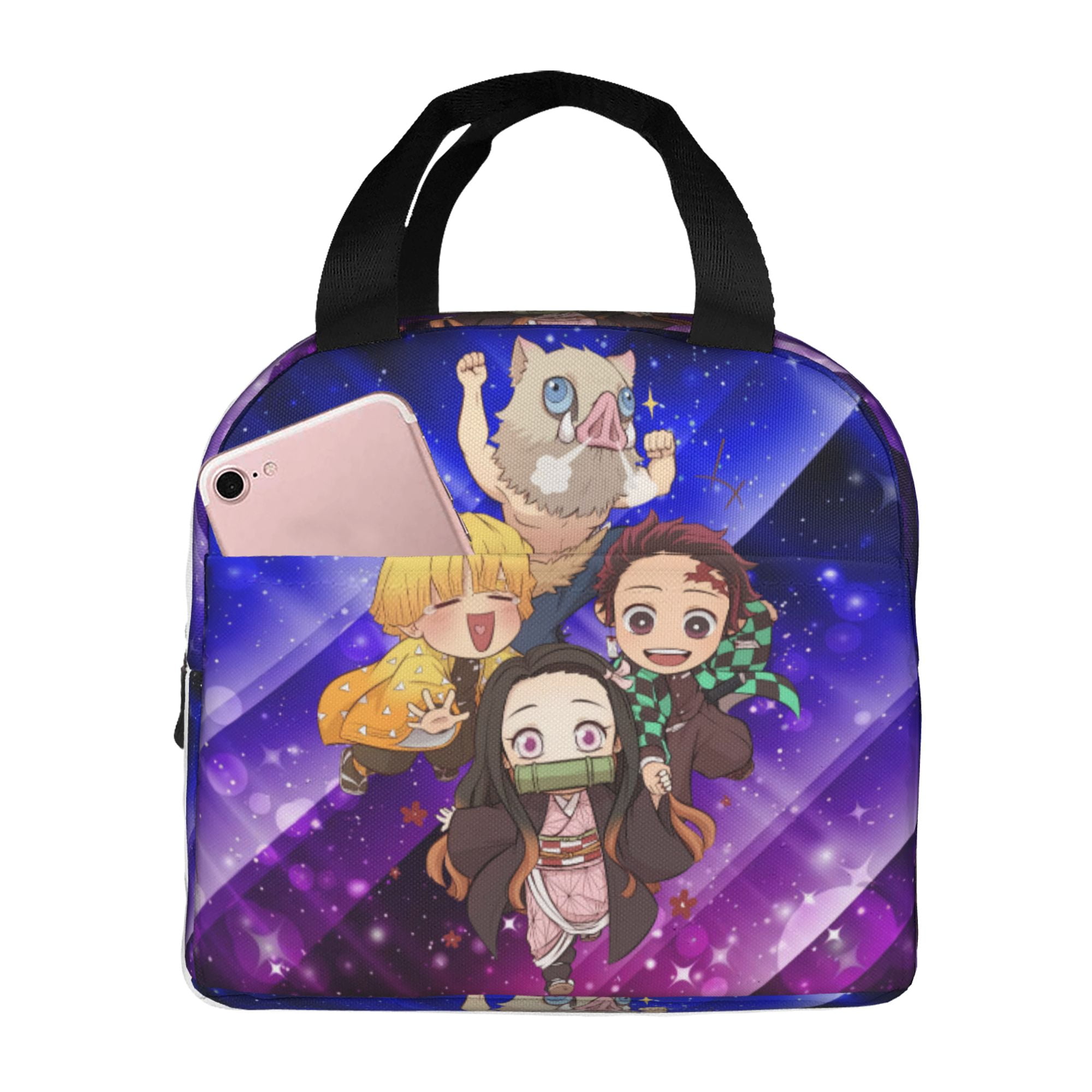 Demon Slayer Kamado Nezuko Lunch Bag Lunch Bag Tote Bag Insulated Lunch ...