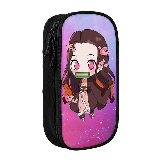 Demon Slayer Kamado Nezuko Pencil Case, Multipurpose Pencase ,Large ...
