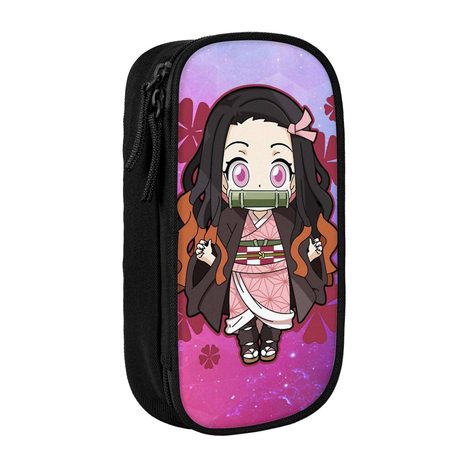 Demon Slayer Kamado Nezuko Pencil Case, Multipurpose Pencase ,Large ...