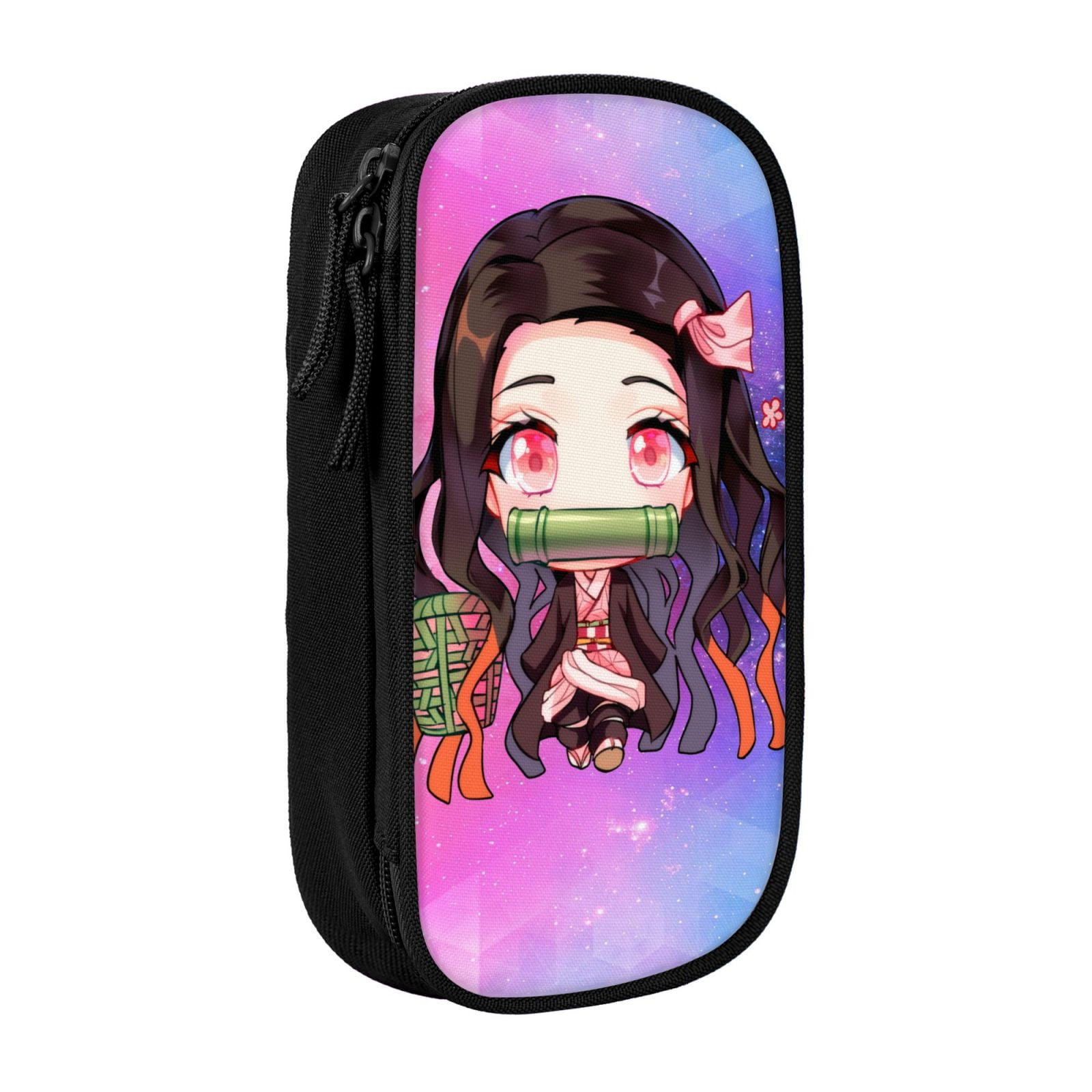 Demon Slayer Kamado Nezuko Pencil Case, Multipurpose Pencase ,Large ...