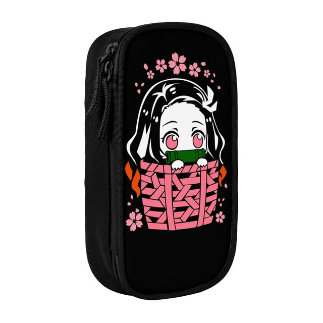 Demon Slayer Kamado Nezuko Pencil Case, Multipurpose Pencase ,Large ...