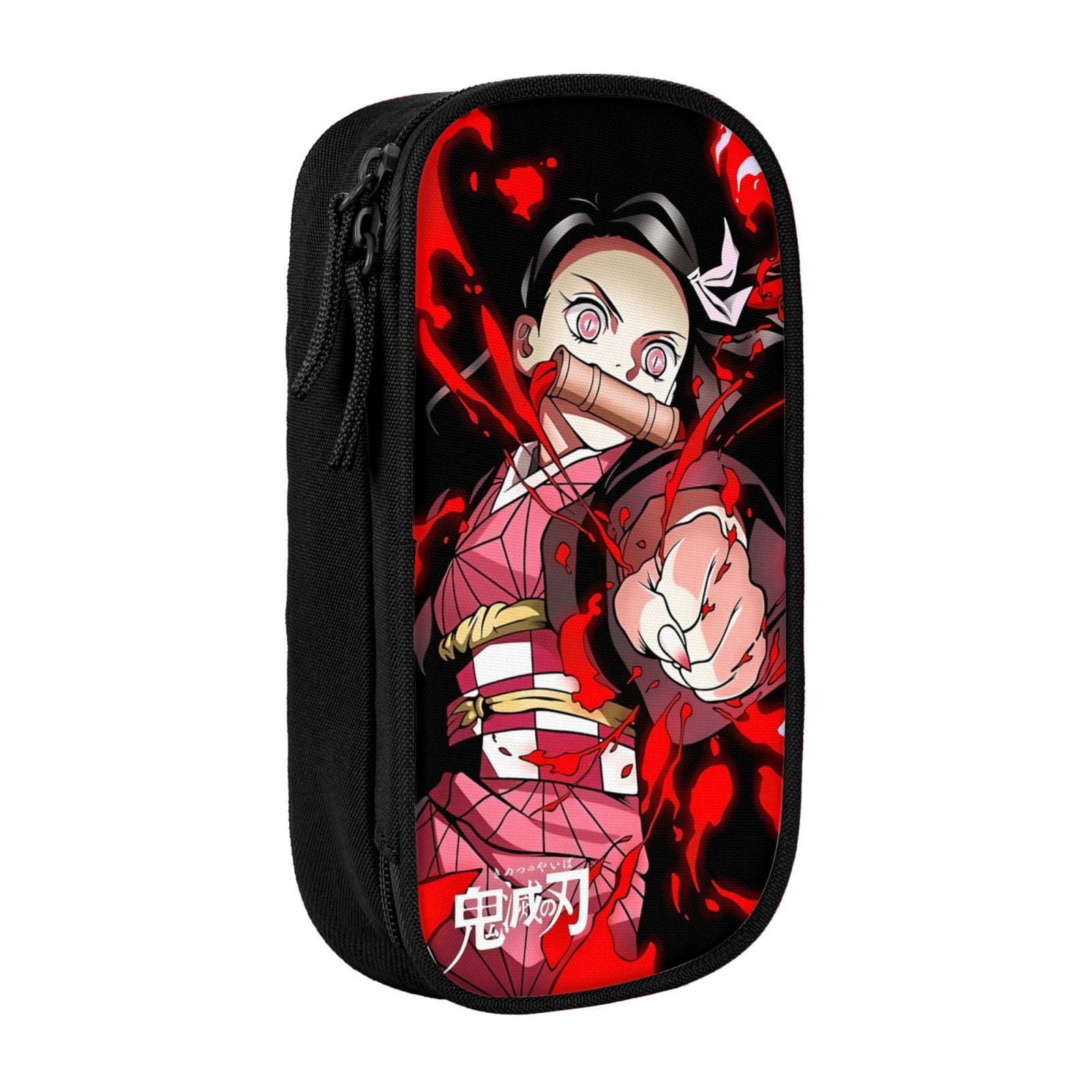 Demon Slayer Kamado Nezuko Pencil Case, Multipurpose Pencase ,Large ...