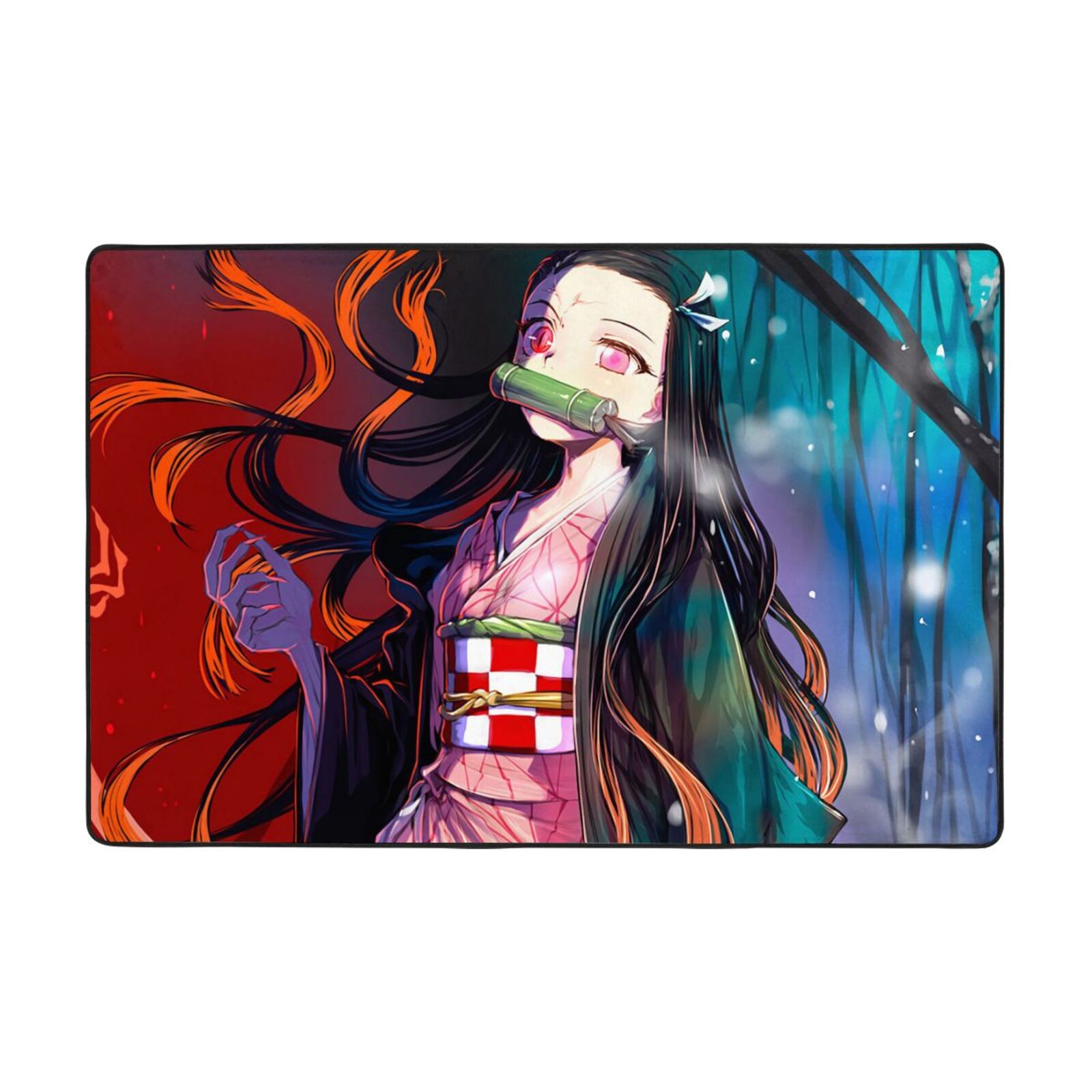 Demon Slayer Kamado Nezuko Rugs Washable Cover Floor Rug Carpets ...