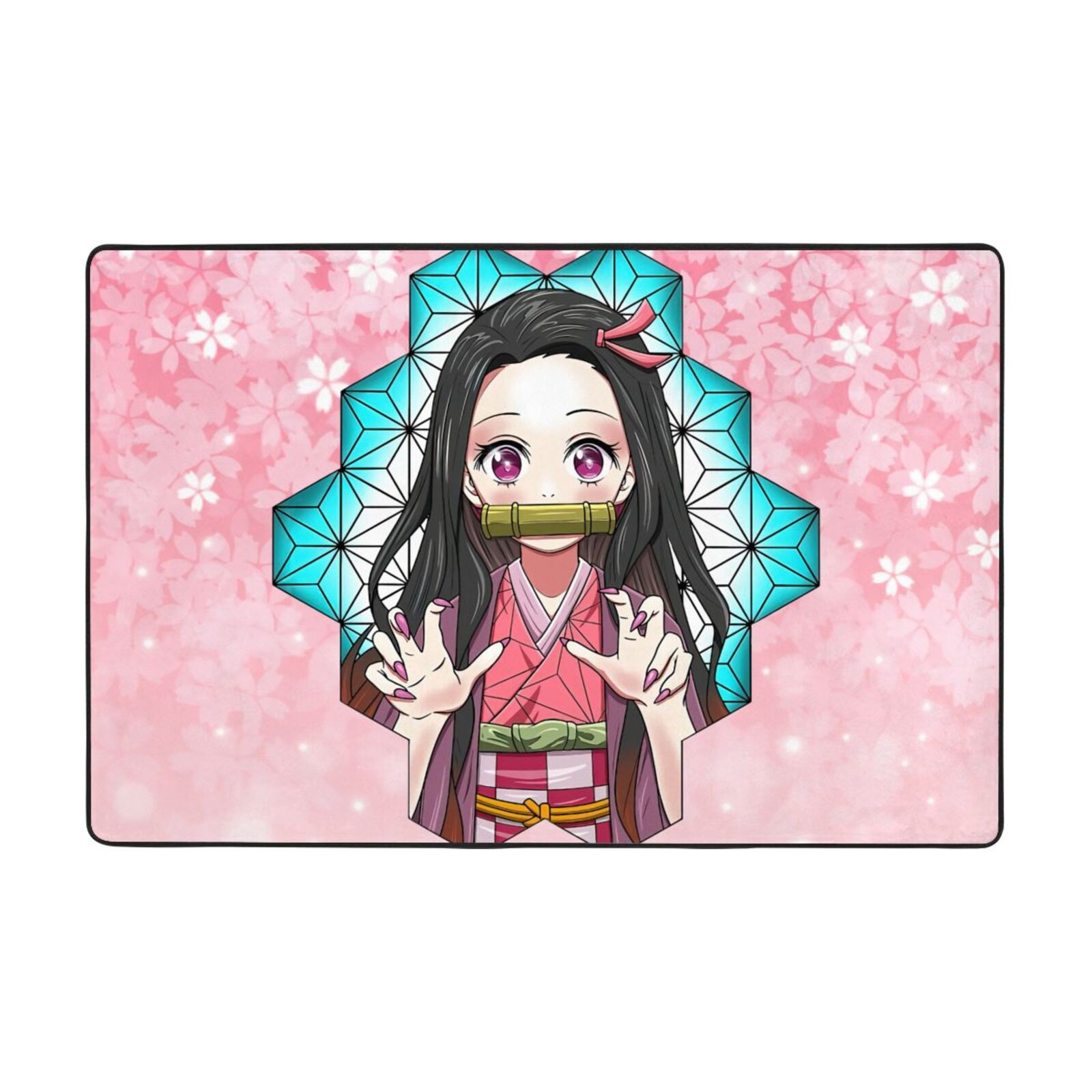 Demon Slayer Kamado Nezuko Rugs Washable Cover Floor Rug Carpets ...